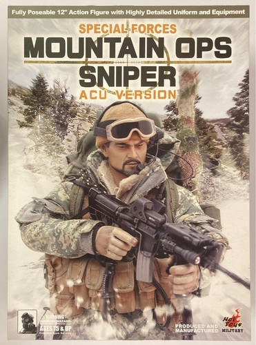 Hot Toys MOUNTAIN OPS SNIPER ACU VERSION 1/6 Militaire Action Figurine ...
