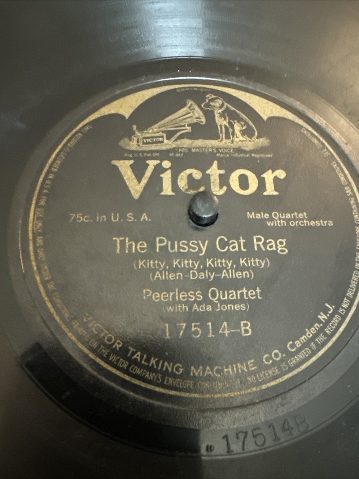 Victor 78 RPM Peerless Quartet - At The Bully Wooly Wild West Show ...