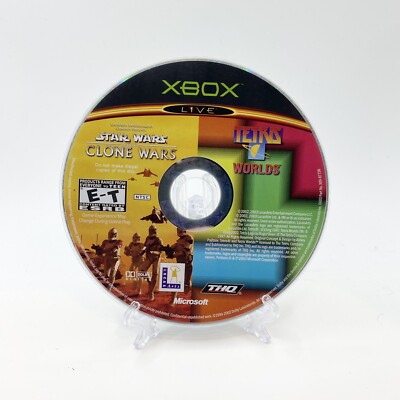 Star Wars: The Clone Wars/Tetris Worlds Microsoft Xbox Disc Only Works ...