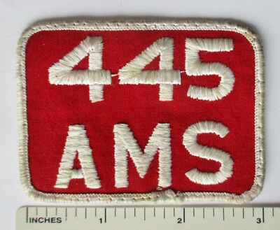US AIR FORCE 445th AMS AIRCRAFT MAINTENANCE SQUADRON PATCH Original ...