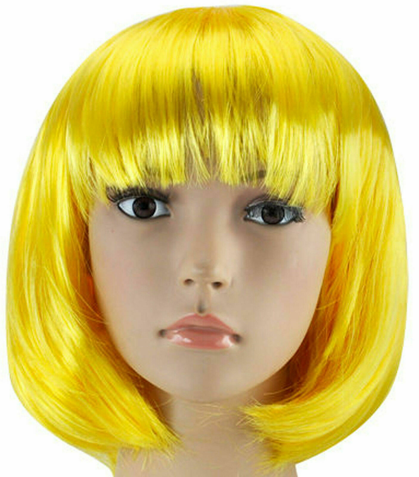 SHORT BOB WIG FANCY DRESS COSPLAY WOMENS LADIES WIGS POP PARTY COSTUME ...
