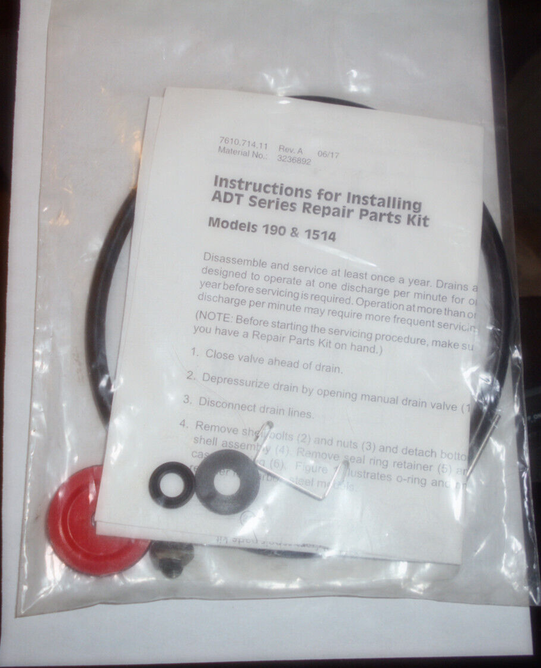 Kaeser 3227169 Repair Kit for ADT 190 Condensate Drain OEM NEW | eBay