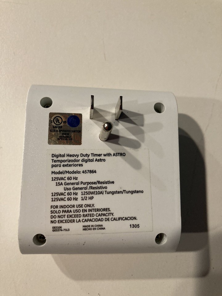 Digital Heavy Duty Programable Timer with Astro Model 457864 | eBay