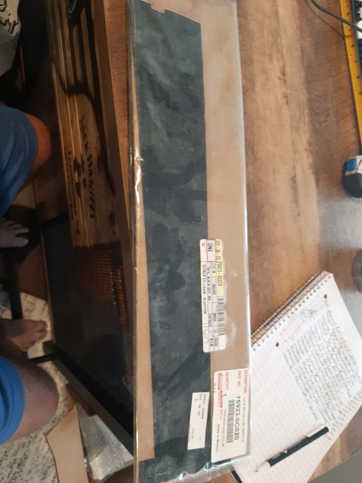 New OEM Toyota Black Out Tape for 2007-22 Tundra Sequoia RH Rear ...