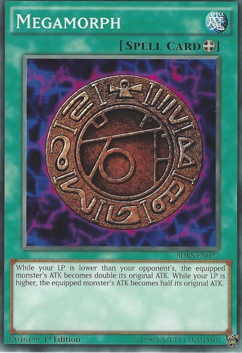 YU-GI-OH CARD: MEGAMORPH - SDKS-EN027 - 1st EDITION | eBay