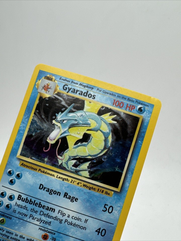 Gyarados 6/102 Holo Rare Base Set Pokemon Card WOTC | eBay