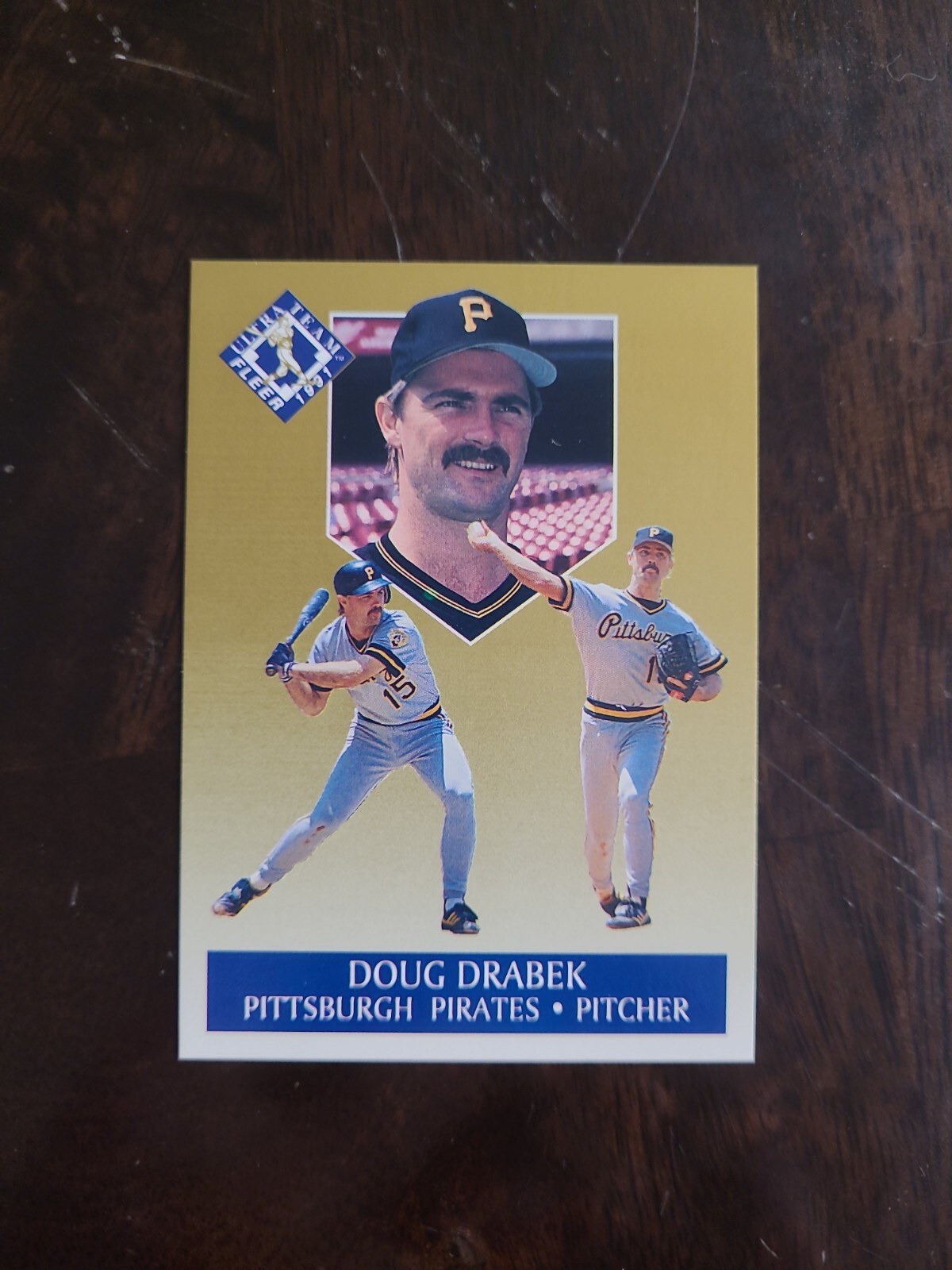 1991 Fleer Ultra Doug Drabek Ultra Team Insert #3 Pittsburgh Pirates | eBay