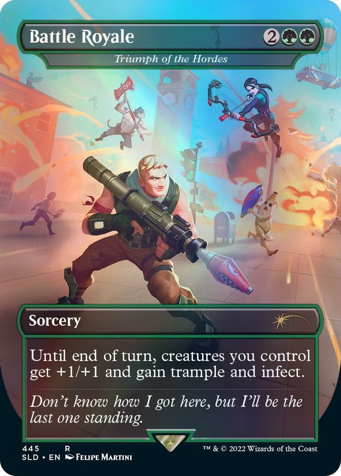 Magic: The Gathering TCG - Secret Lair x Fortnite - Foil [Card Game, 2 ...