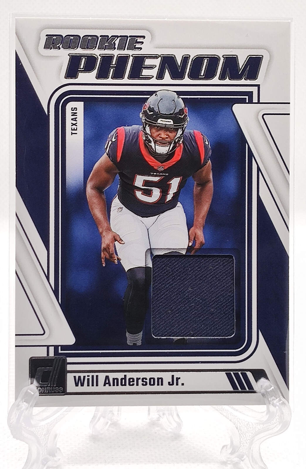 2023 Panini Donruss Rookie Phenom Will Anderson Jr. Jersey Patch RPJ ...