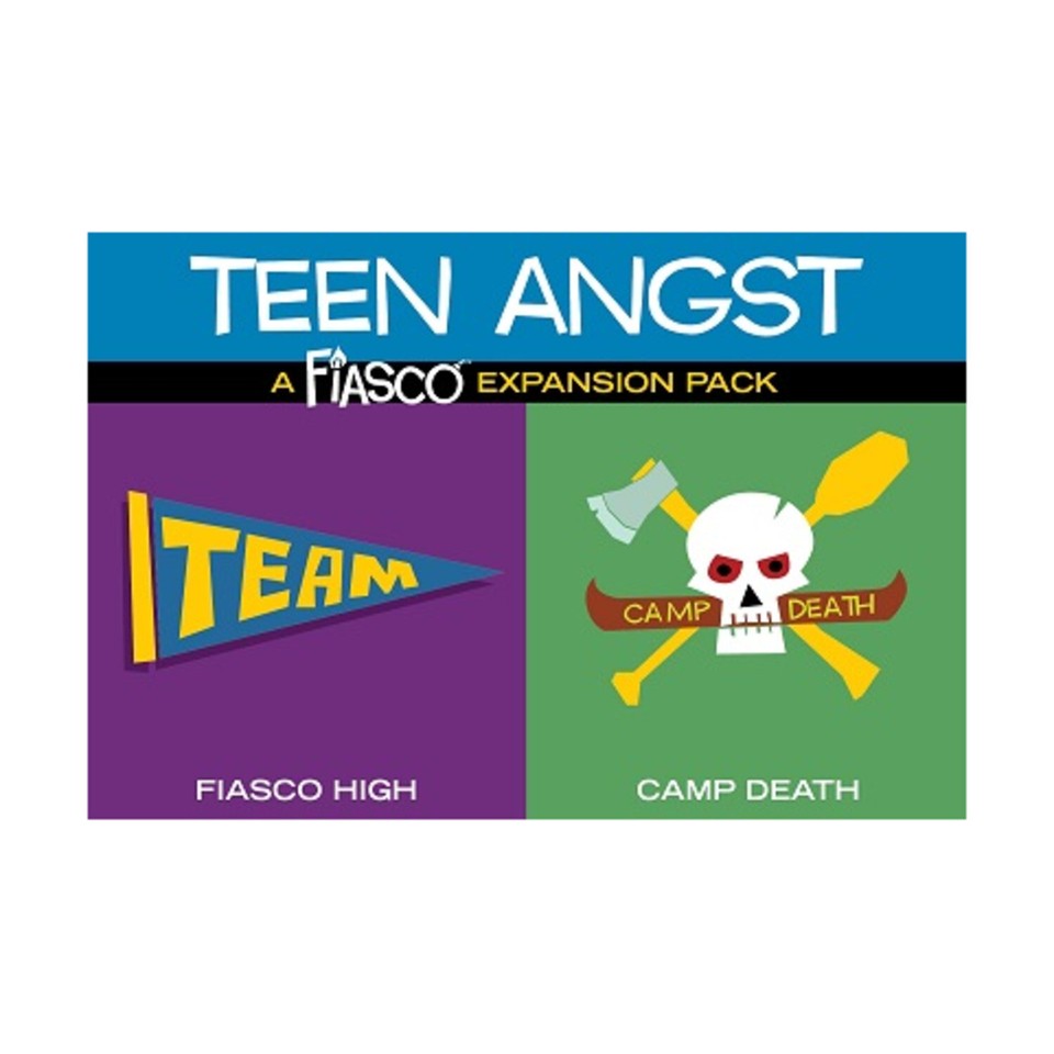 Bully Pulpit Games RPG Fiasco Expansion Pack - Teen Angst Box New | eBay