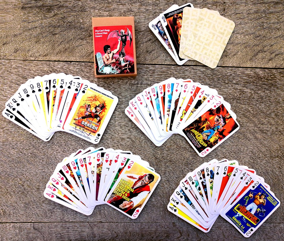 Playing Cards (Poker Deck 54 Cards) KUNG FU Vintage Karate Movie ...