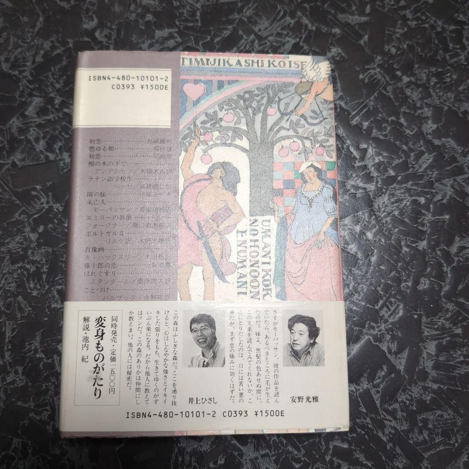 Chikuma Literature Rare Out-of-Print Book Beautiful Love Story ...