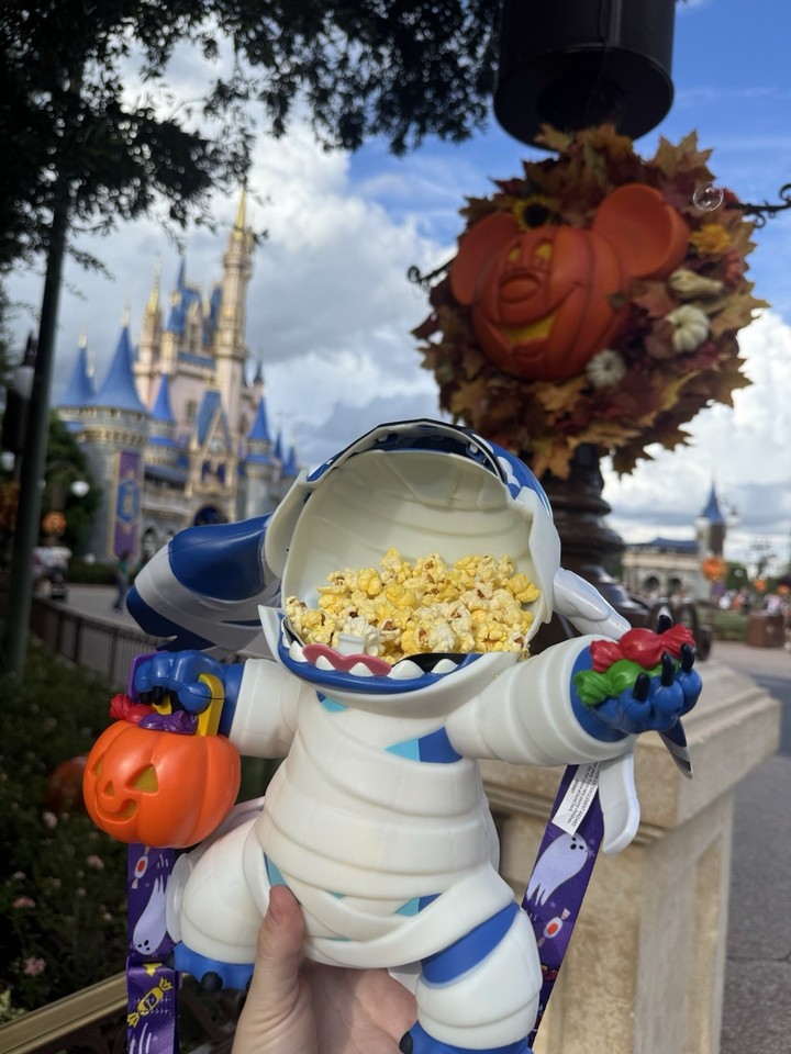 NEW WALT DISNEY PARKS 2025 Halloween Stitch Mummy Light Up Popcorn ...