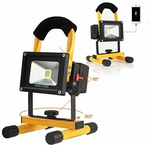 Arlec 10w Rechargeable LED Work Light Portable Security Lights Camping ...