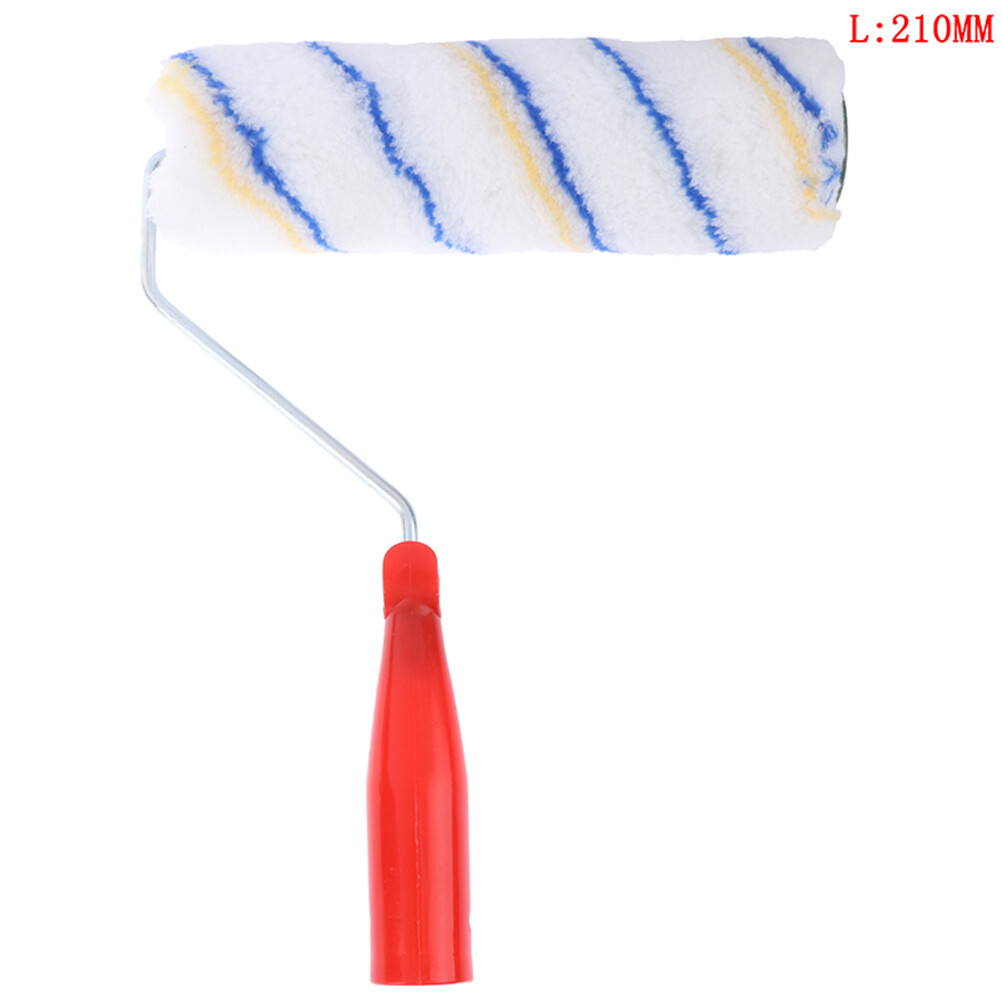 4” 6"9”Roller Brush Paint Rollers Short Long Handle Brush Room Wall Pai ...