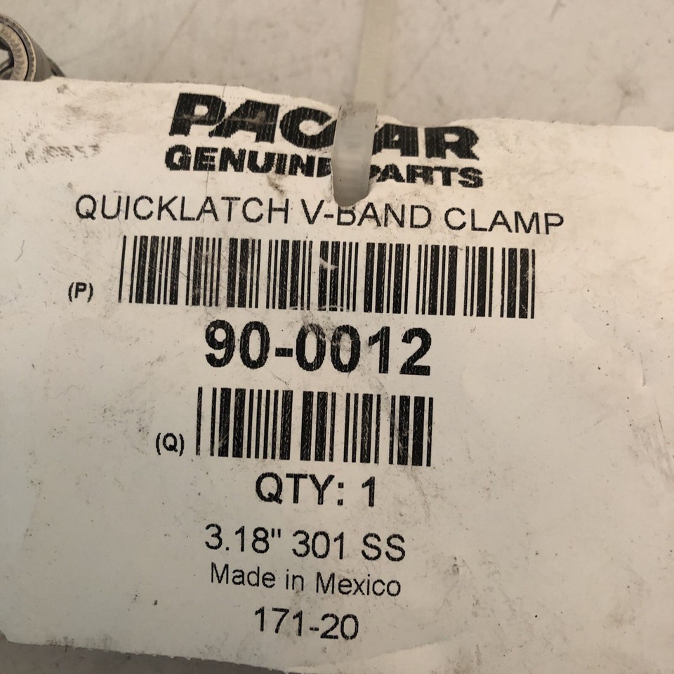 GENUINE PACCAR 90-0012 QUICK LATCH EXHAUST CLAMP NEW OEM 900012 | eBay