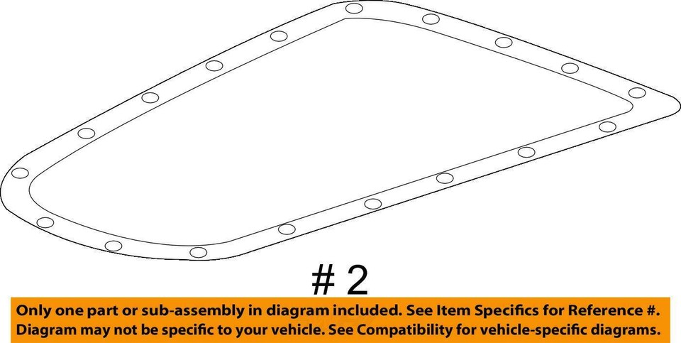 MITSUBISHI OEM 15-24 Eclipse Cross Transaxle Parts-Trans Pan Gasket ...