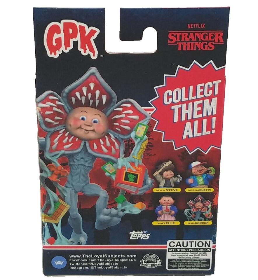GPK Stranger Things Figures Garbage Pail Kids COMPLETE SET of 4, 1 ...