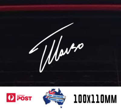 Fernando Alonso F1 Signature Windshield Windscreen Sticker Decal 110mm ...