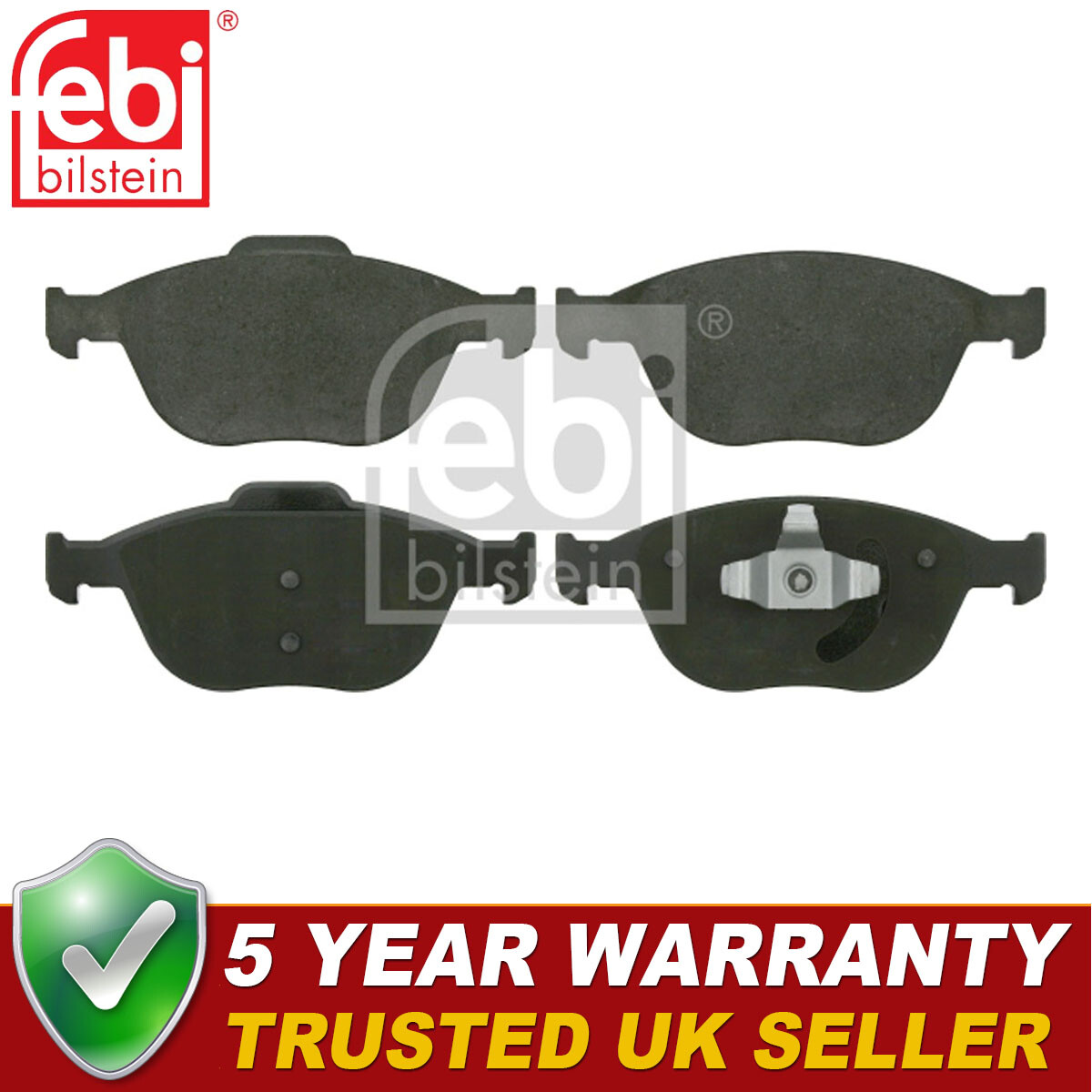 Febi Front Brake Pads Set Fits Ford Transit Connect Fiesta 1.8 D dCi 2. ...