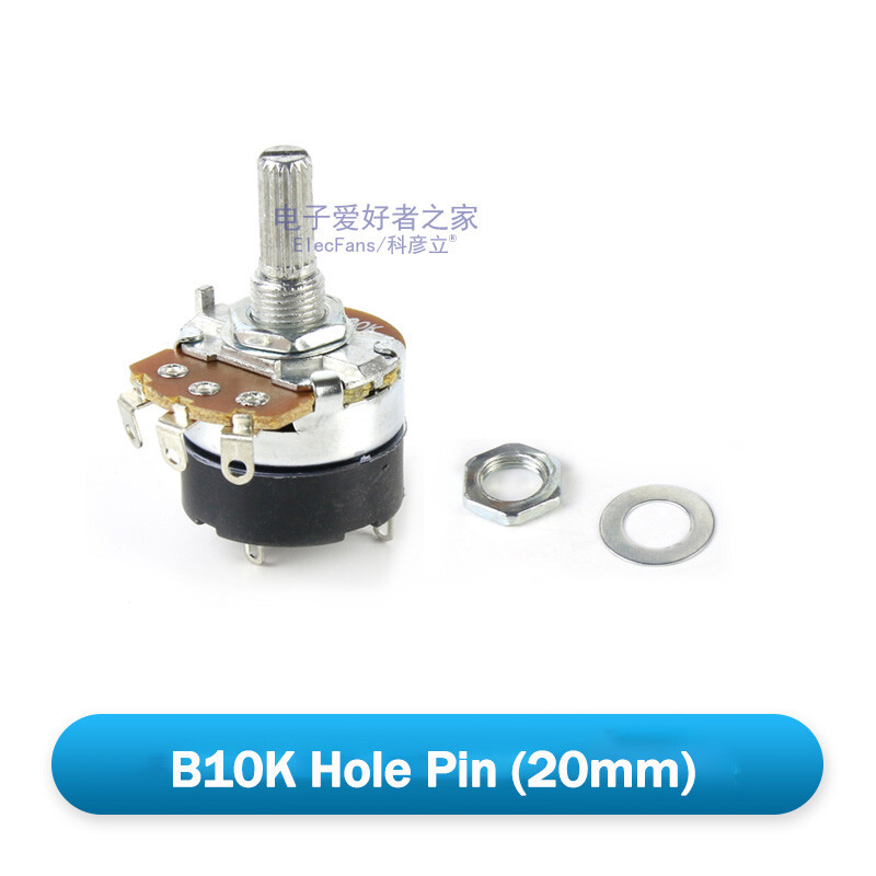 Variable Resistor Potentiometer Switched Pot Linear Logarithmic 5/10/50 ...