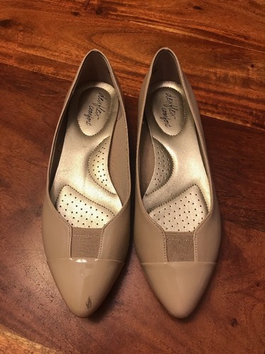 DEX FLEX COMFORT TAN BROWN FLATS DRESS SHOES SIZE 8.5 (CT) | eBay