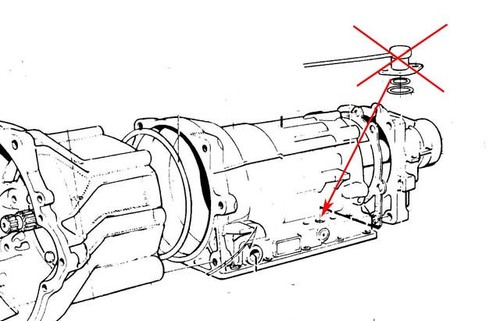 AW71 A43D automatic transmission Overdrive Solenoid bypass kit for ...