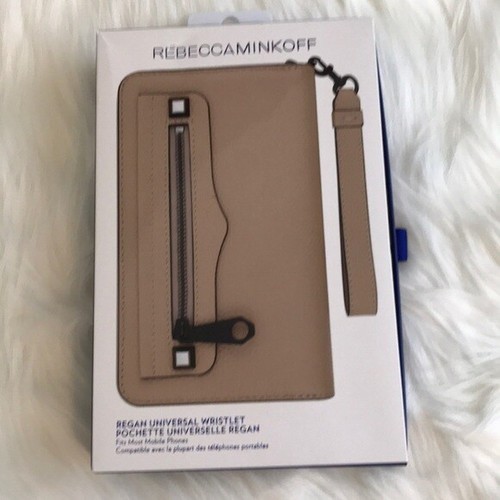Rebecca Minkoff Regan Universal iPhone Plus Leather Wristlet Wallet ...