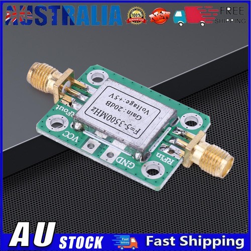 AU Gain 20dB Broadband RF Signal Amplifiers 80mA DC 5V RF Signal Power ...