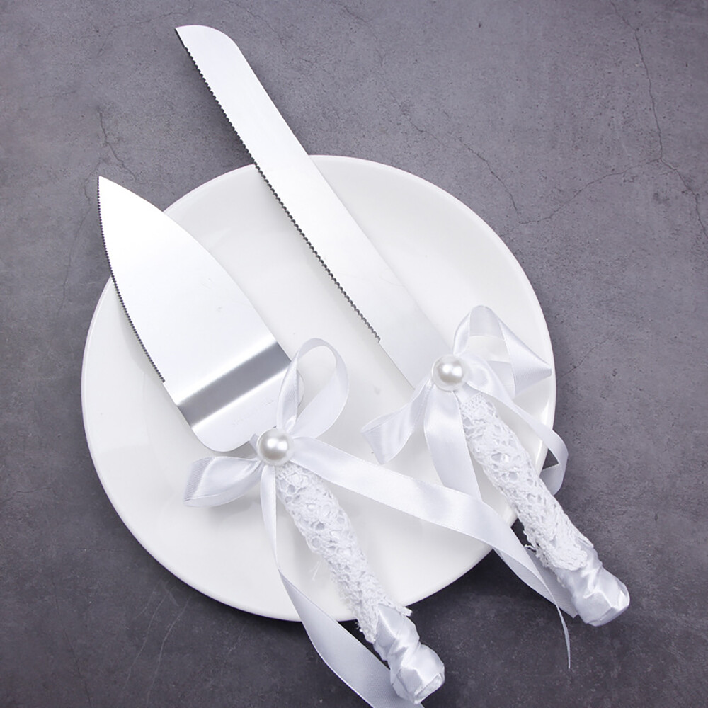 Cake Knives Wedding AW Cake Knife Cutting Set For Wedding, Jasmine