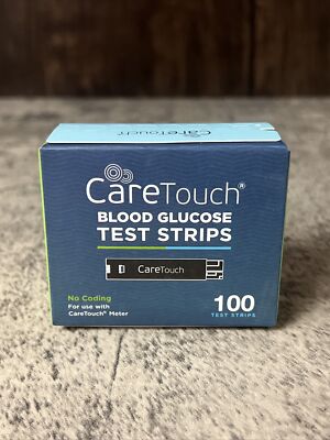 Care Touch Blood Glucose Test Strips for Diabetes I For Use with Care ...
