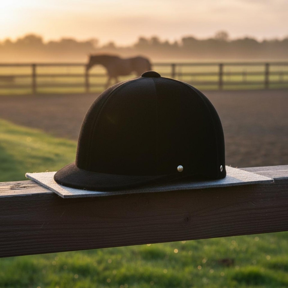 Velvet Equestrian Helmet ABS Shell Equestrian Helmet Sleek for Men and ...
