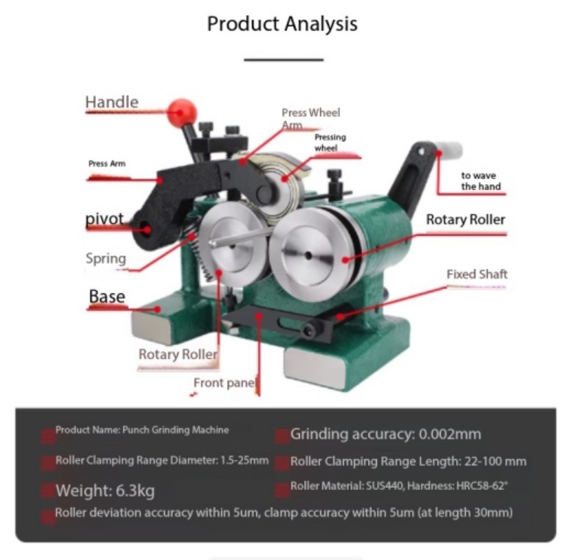 Electric Punch Grinding machine Adjustable Speed Punch Grinder 1.5-25mm ...