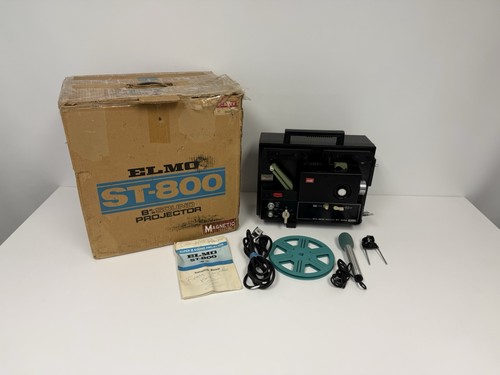 Vintage Elmo Sound ST-800 Super 8 MOVIE PROJECTOR Parts/Repair | eBay