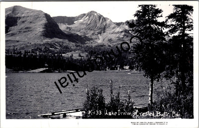 Real Photo Lake Irwin At Crested Butte CO Colorado Gebhardt Photo RPPC ...