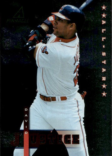 1998 Pinnacle Plus David Justice 15 Cleveland Indians | eBay