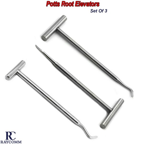 Dental Elevator Potts Surgical Extracting Tooth Surgery Instruments Set ...