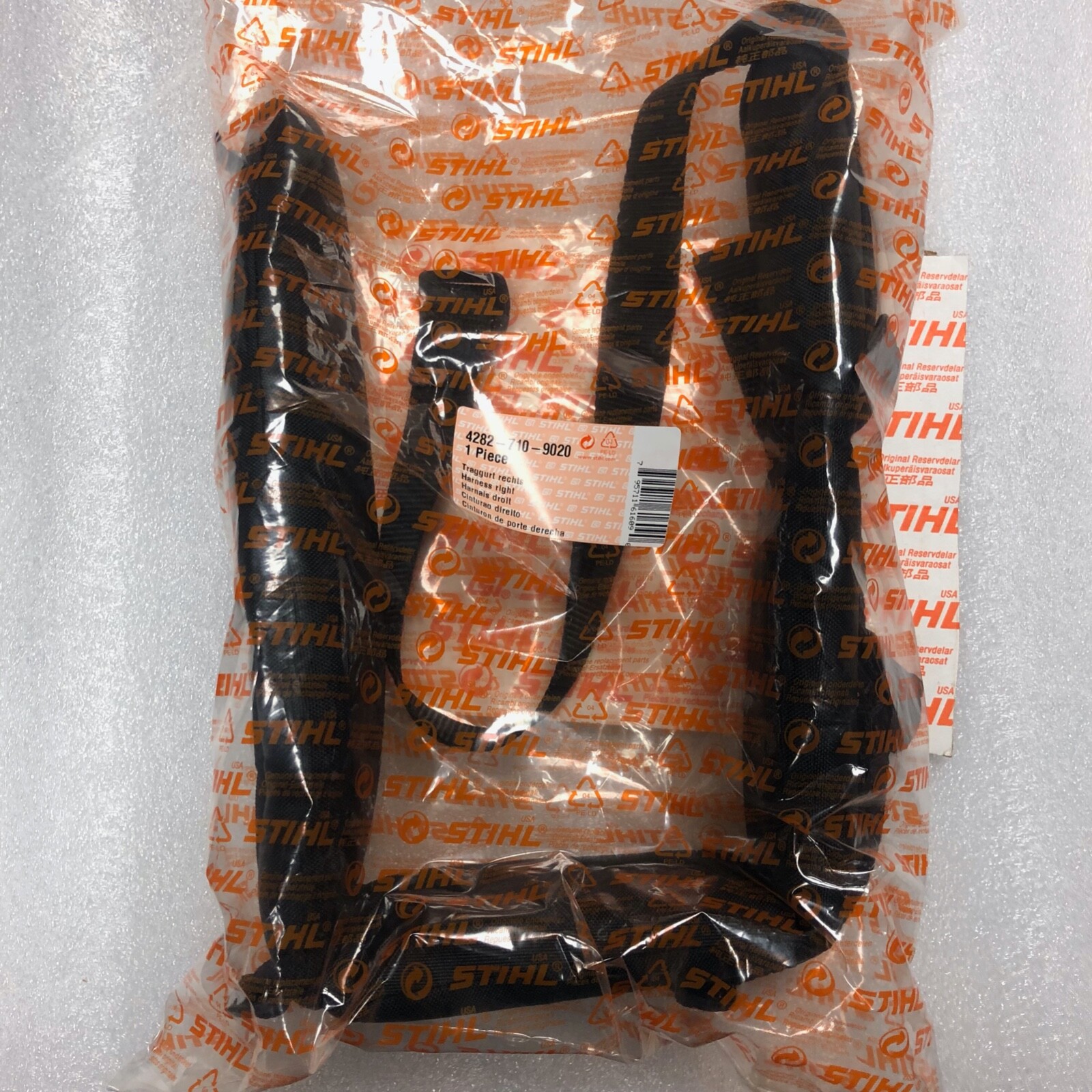 STIHL BR600 BR550 BR500 BR700 right shoulder strap 4282 710 9020 NEW ...