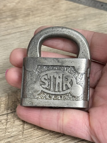 Vintage Antique Ornate Star Padlock No Key Lock Read | eBay