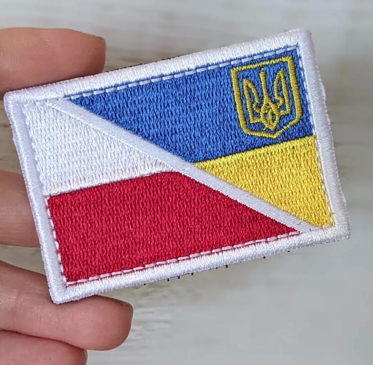 Ukraine Patch - Flag - Poland with Ukraine - Pl + UA together | eBay