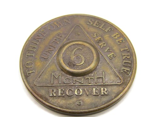 6 Month Recovery Coin AA Vintage | eBay