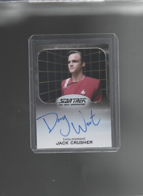 Star Trek 50th Anniversary Autograph card Doug Wert as Jack Crusher | eBay