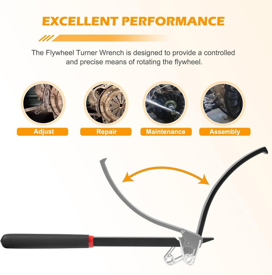 Flywheel Turner Wrench Turning Tool for Turning Holding Flex Plates ...