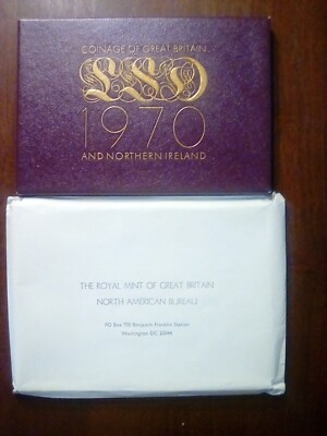 1970 ROYAL MINT COINAGE OF GREAT BRITAIN AND NORTHERN IRELAND. PROOF ...