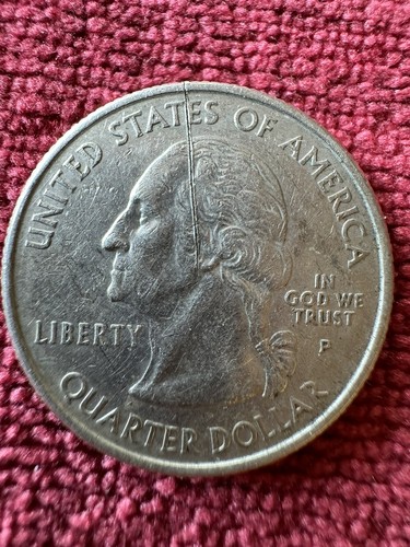 2004-P Wisconsin High Leaf Error Quarter Dollar Coin- Circulated ...