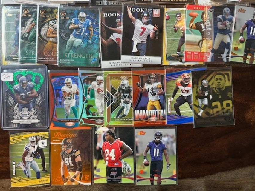 MASSIVE FOOTBALL CARD SALE- 1000+ CARDS! HOF, ROOKIES, STARS, #ED +++ A ...