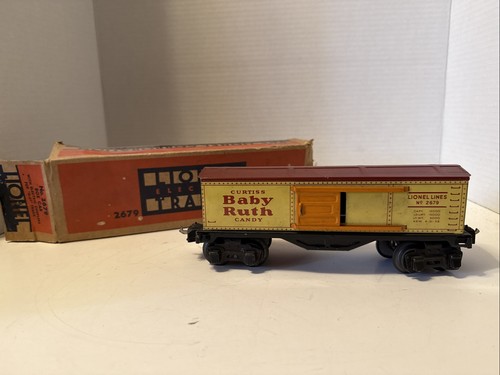 Vintage Tin Lionel RR Lines Baby Ruth Box Car . O Gauge. #2679 ...