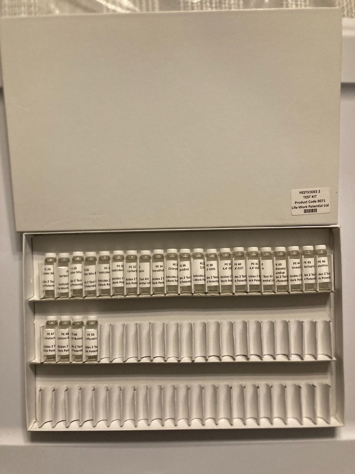 Ergopathics Pesticides 2 Muscle Testing Kit, 25 vials, Life Work ...