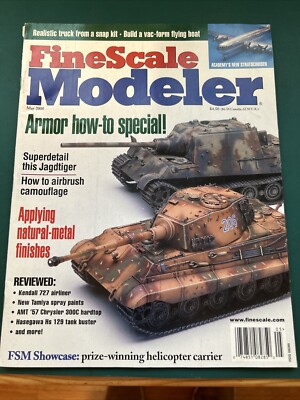 Fine Scale Modeler Magazine May 2000 Armor how-to special! | eBay