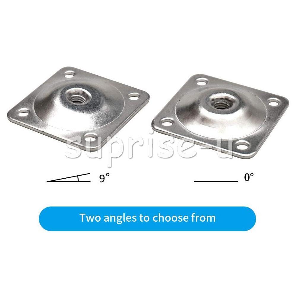 4X Legs Fixing Mounting Plate Level Bracket Furniture Table Feet Set 0 ...